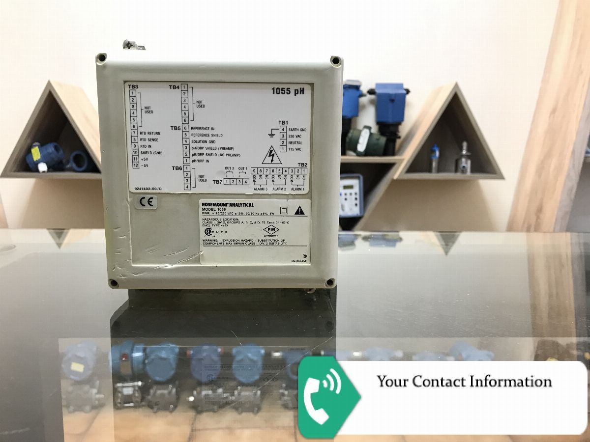 PH ORP Conductivity DO Analyzer 1055-01-10-22 Rosemount